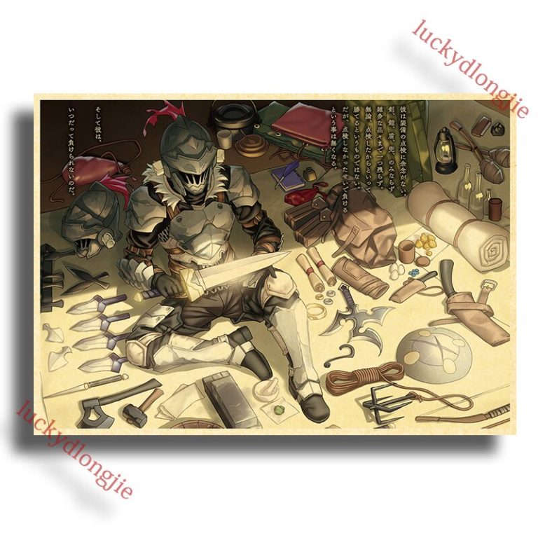 Hot Arrival Anime Goblin Slayer Vintage Poster | Anime Posters Mall