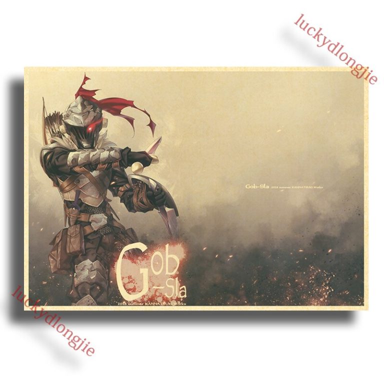 Anime Goblin Slayer Retro Kraft Paper Vintage Poster | Anime Posters Mall