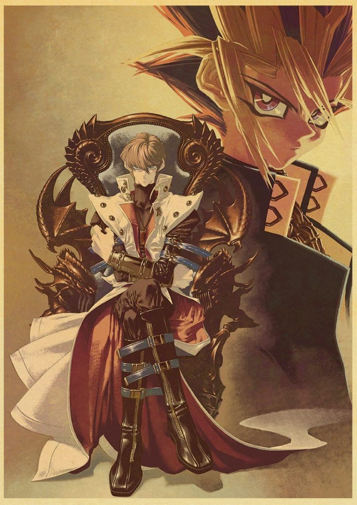 Must Try Anime Yu Gi Oh Retro Poster | Anime Posters Mall