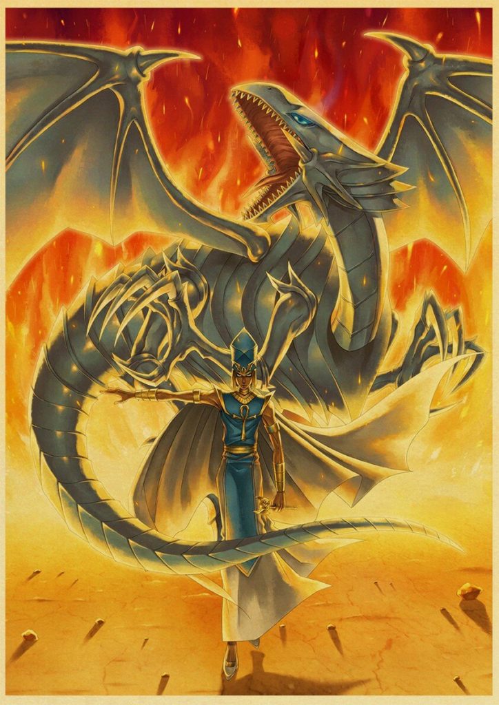 Hot Arrival Anime Yu Gi Oh Retro Poster | Anime Posters Mall