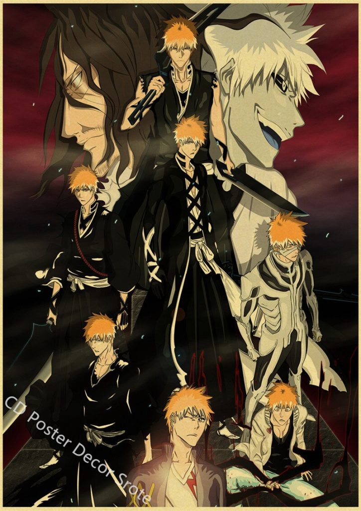 Anime BLEACH On The Round Poster | Anime Posters Mall