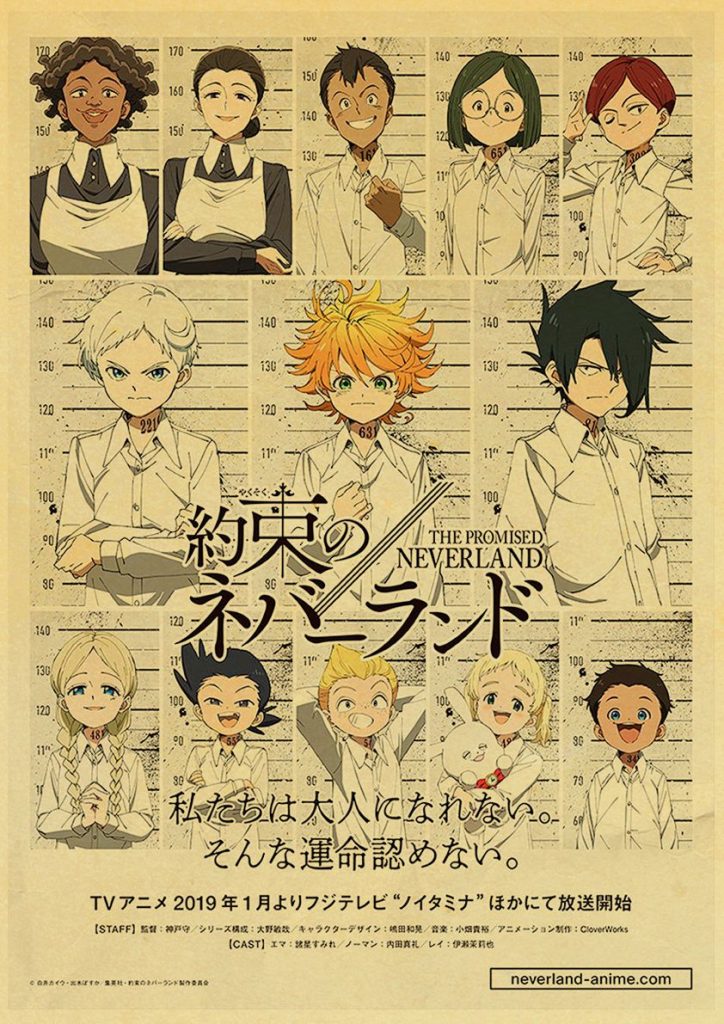 The Promised Neverland Must Try Poster | Anime Posters Mall