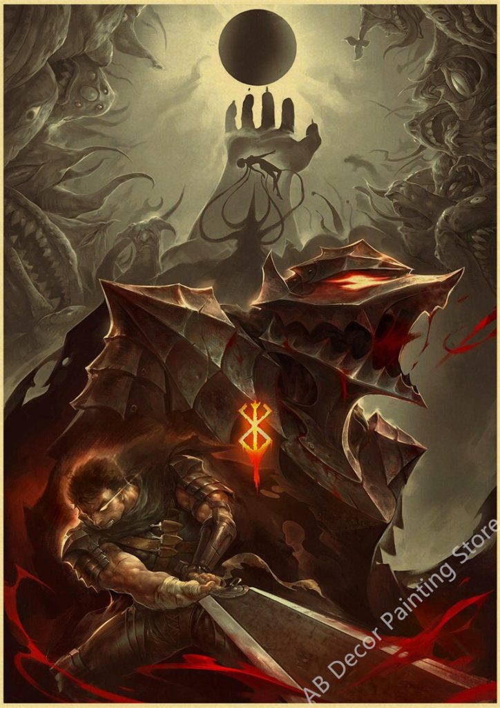 Retro Anime Berserk New Arrival Posters | Anime Posters Mall