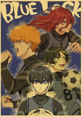 Bluelock Sports Vintage Poster | Anime Posters Mall
