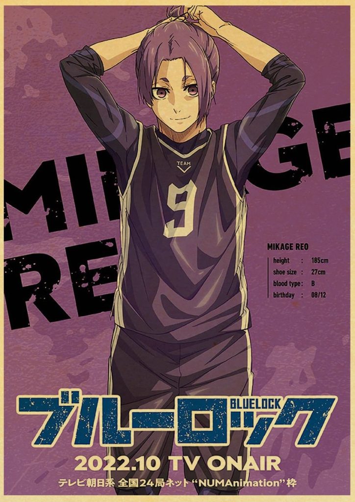 Bluelock Mikage Reo Poster | Anime Posters Mall