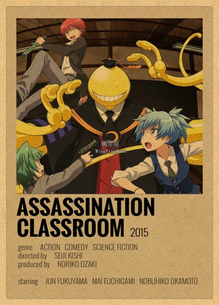 Vintage Anime Assassination Classroom Posters | Anime Posters Mall