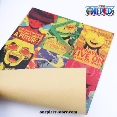 Characters One Piece Retro Poster | Anime Posters Mall