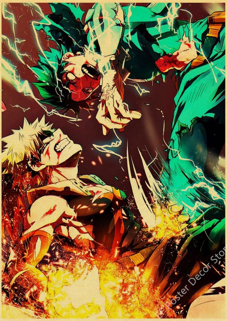 Best Anime My Hero Academia Kraft Poster | Anime Posters Mall