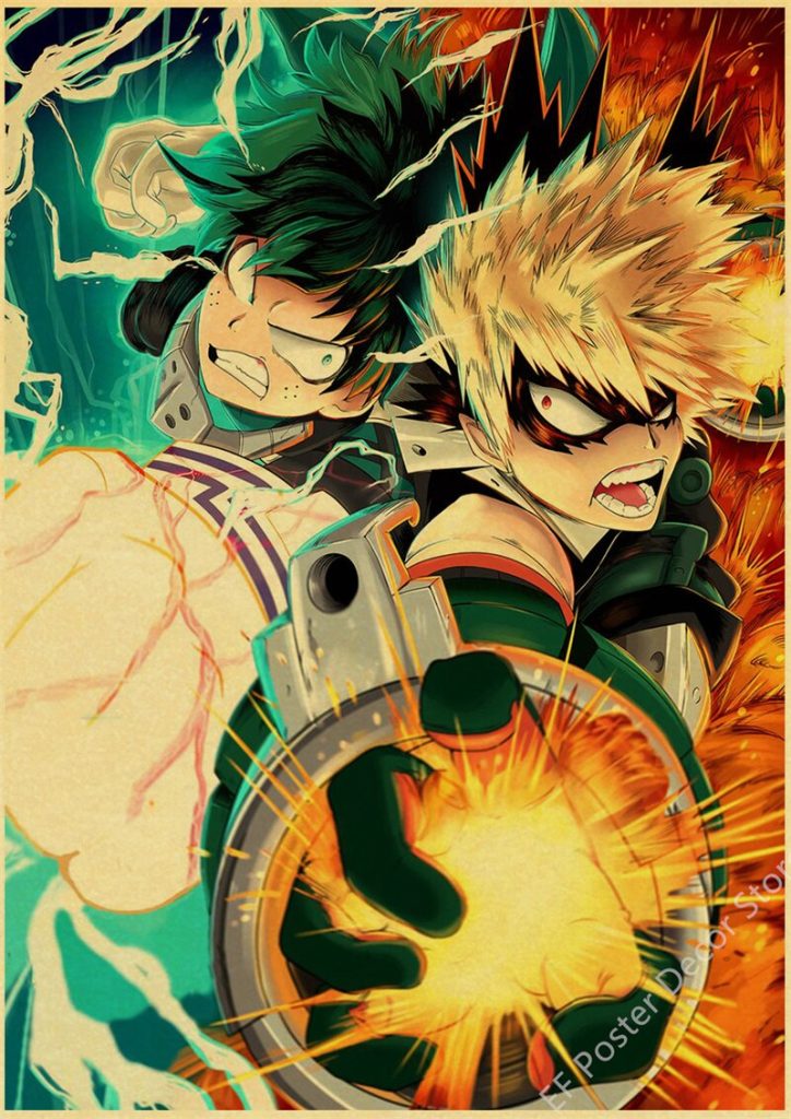 Anime My Hero Academia Coolest Kraft Poster | Anime Posters Mall