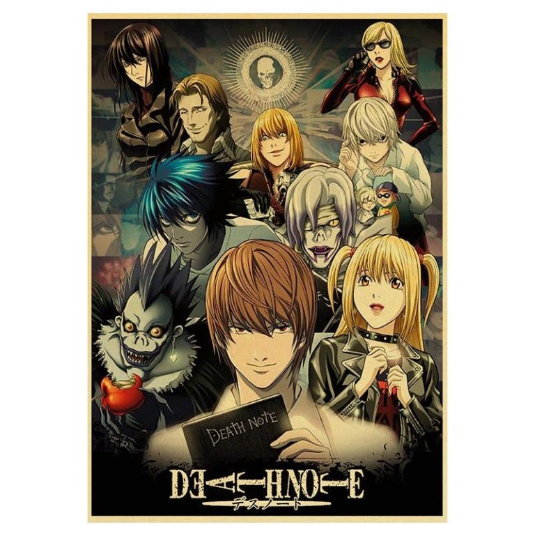 Death Note Posters & Wall Arts For 2025