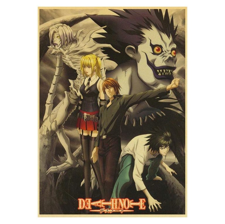 Death Note Posters & Wall Arts For 2025