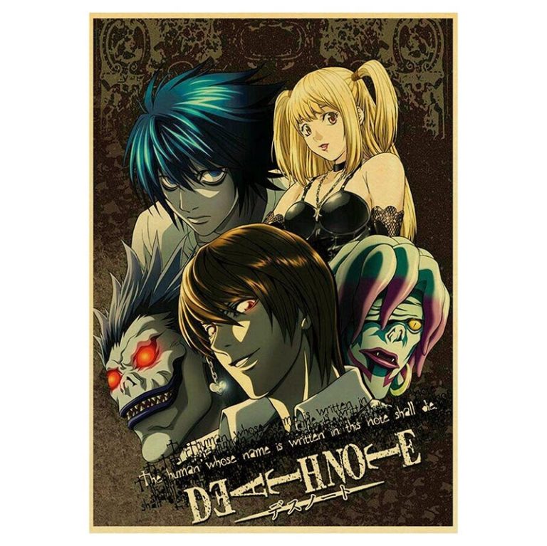 Death Note Posters & Wall Arts For 2025