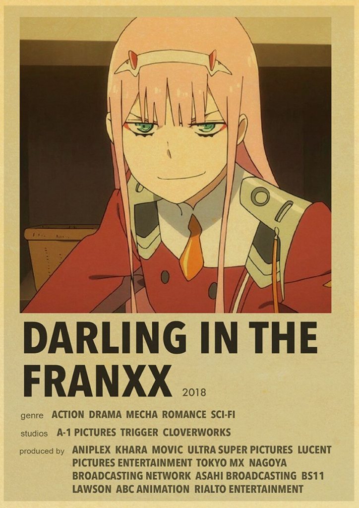 Darling in the Franxx Zero Two Kraft Poster | Anime Posters Mall