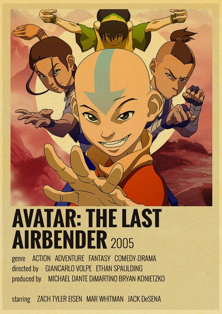 Retro Japanese Avatar Anime Kraft Poster | Anime Posters Mall
